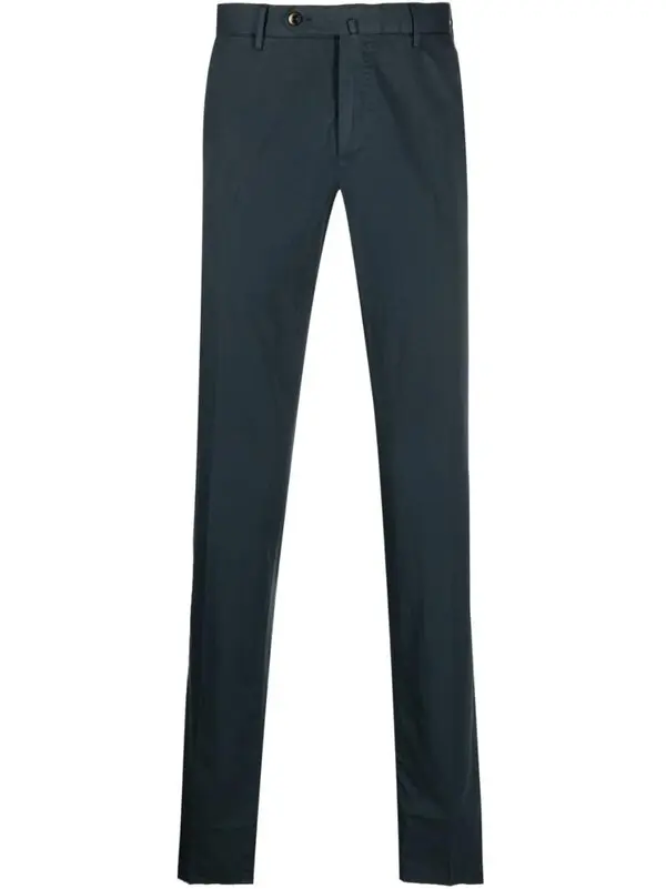 PT TORINO Slim-cut Chino Trousers - Blue