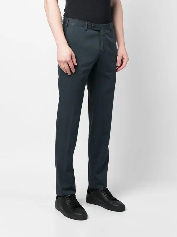 PT TORINO Slim-cut Chino Trousers - Blue