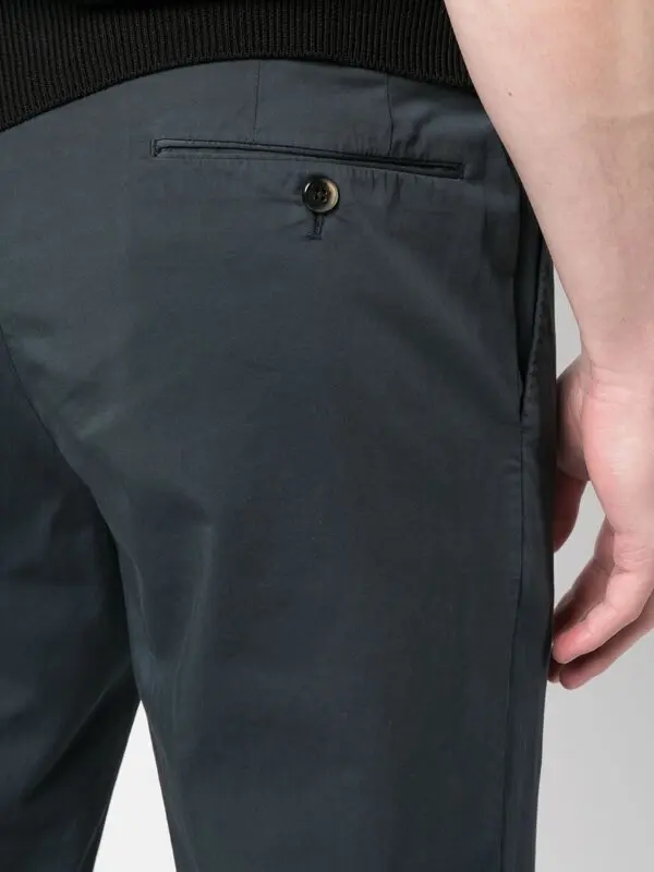 PT TORINO Slim-cut Chino Trousers - Blue