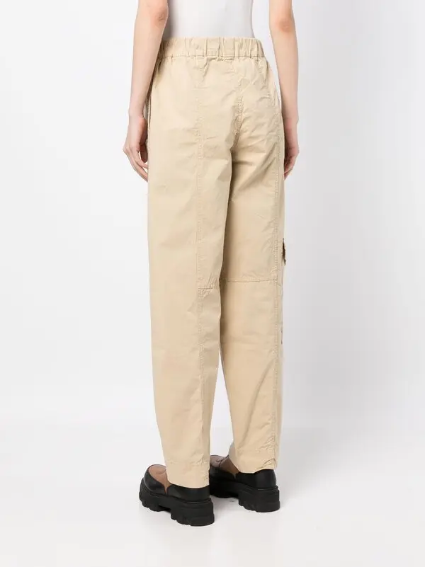 GANNI Straight-leg Organic Cotton Trousers