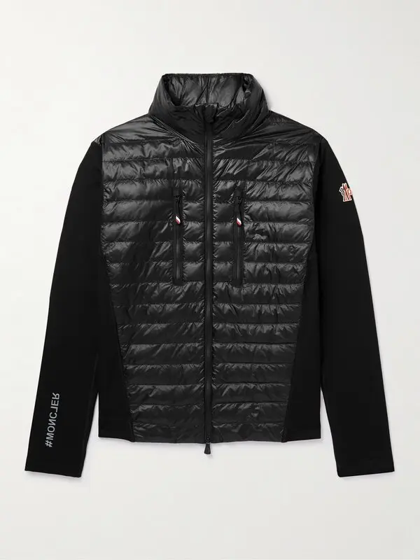 Moncler Slim-fit Quilted Down Jacket - Black