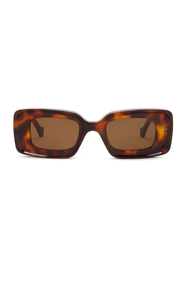 Loewe Rectangular Sunglasses - Havana