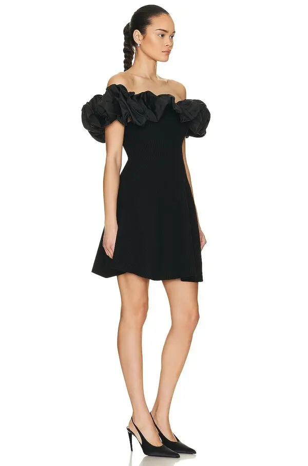 jersey button down dress Marcia Jersey Shirt Dress-Black main image 1