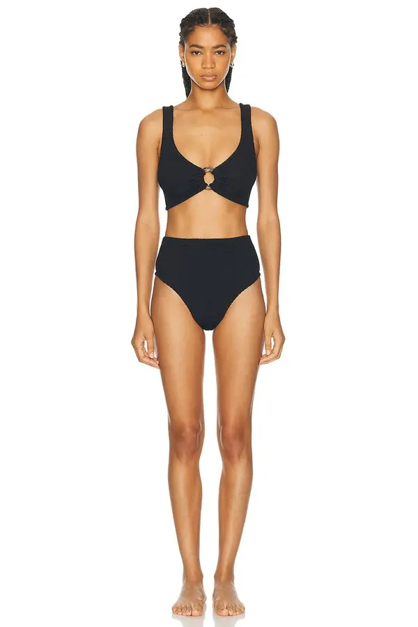 Hunza G Nadine Bikini Set - Black