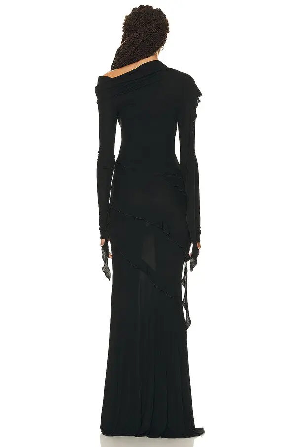 Blumarine Off-the-shoulder Gown