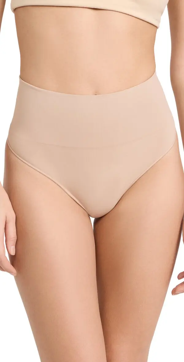 Spanx Shape Extraordinary Thong - Toasted Oatmeal