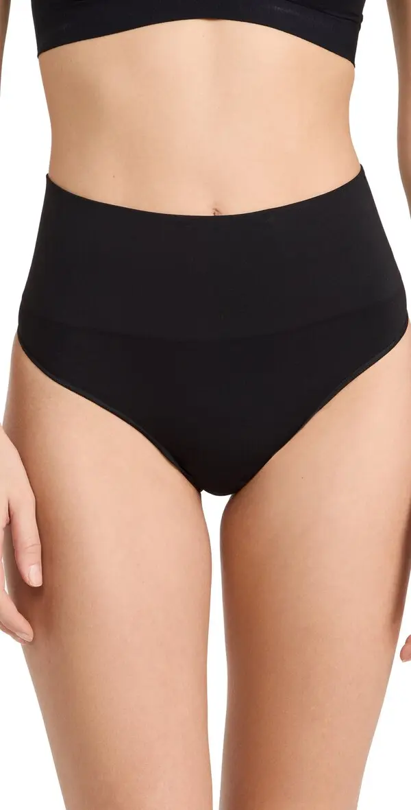 Spanx Shape Extraordinary Thong - Very Black