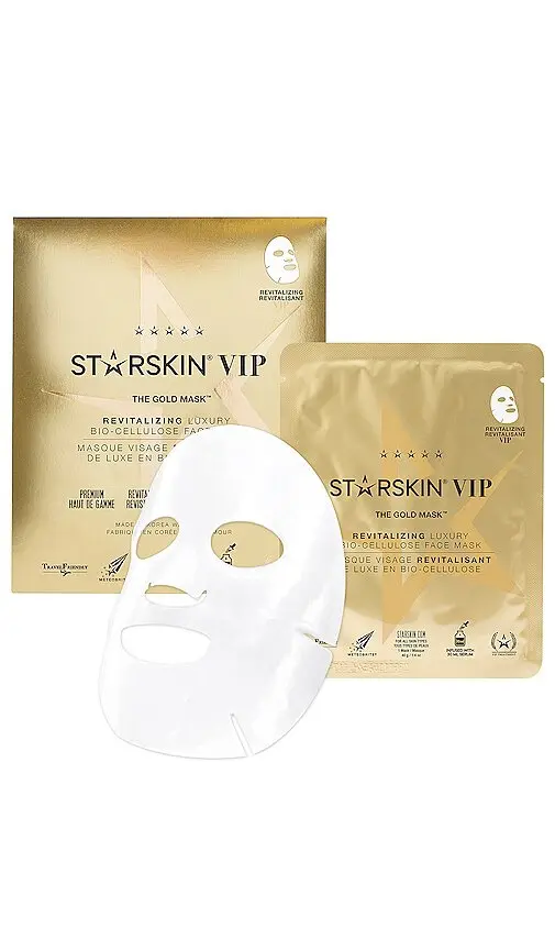 STARSKIN Vip The Gold Bio-cellulose Second Skin Face Mask Value Pack - N,a