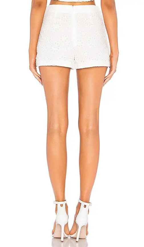 Lpa High Waist Short With Side Ruffles