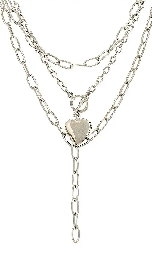 PETIT MOMENTS Harp Heart Locket Necklace