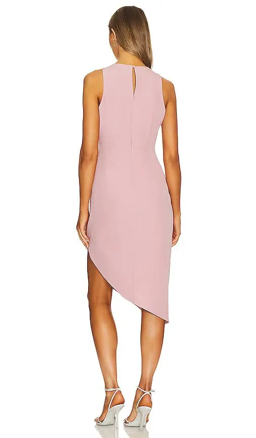 Bcbgeneration Ruched Asymmetrical Midi Dress