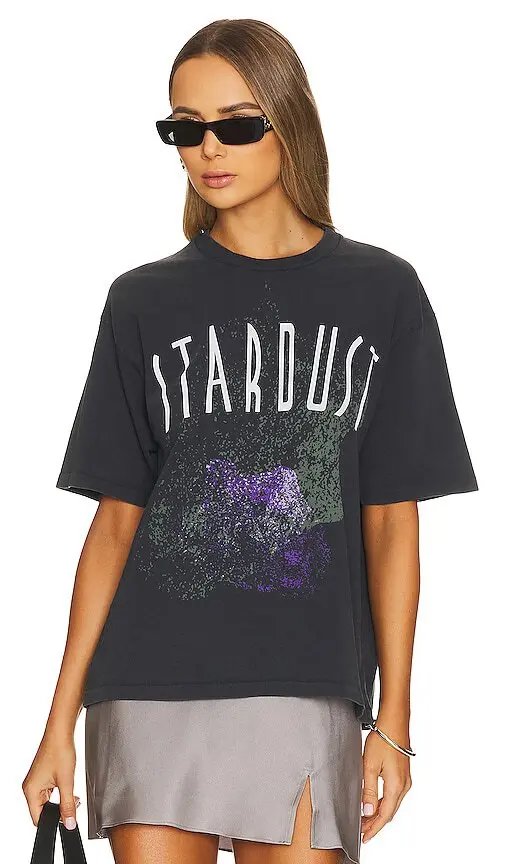 ANINE BING Joel Stardust Tee In Black