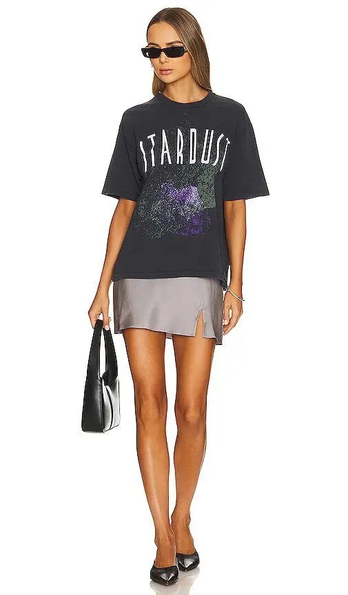 ANINE BING Joel Stardust Tee In Black