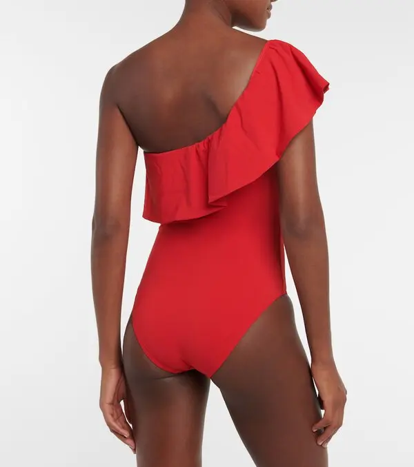KARLA COLLETTO Ruffle-trimmed One-shoulder Swimsuit