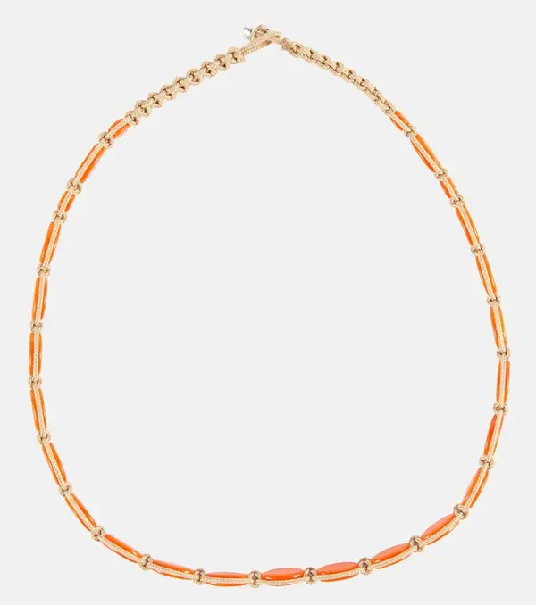 Isabel Marant Embellished Necklace - Orange