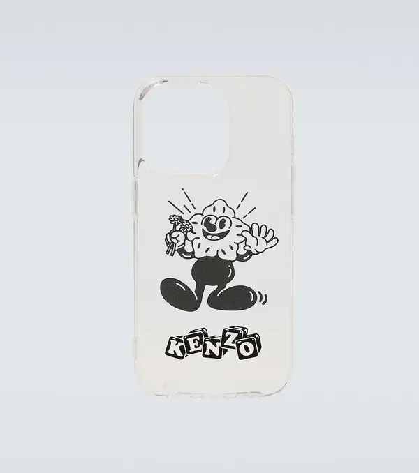 Kenzo Logo Iphone 14 Pro Case - White