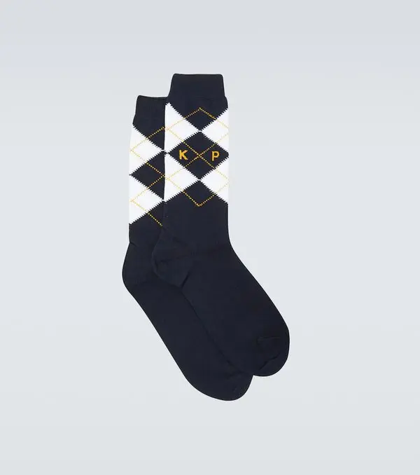 Kenzo Logo Jacquard Socks - Multicoloured