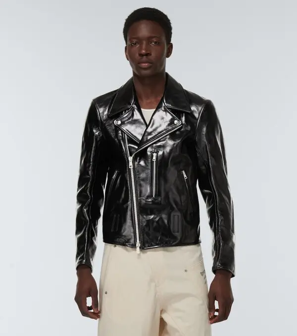 Our Legacy Hellraiser Leather Jacket In Black - 30% Off | Editorialist