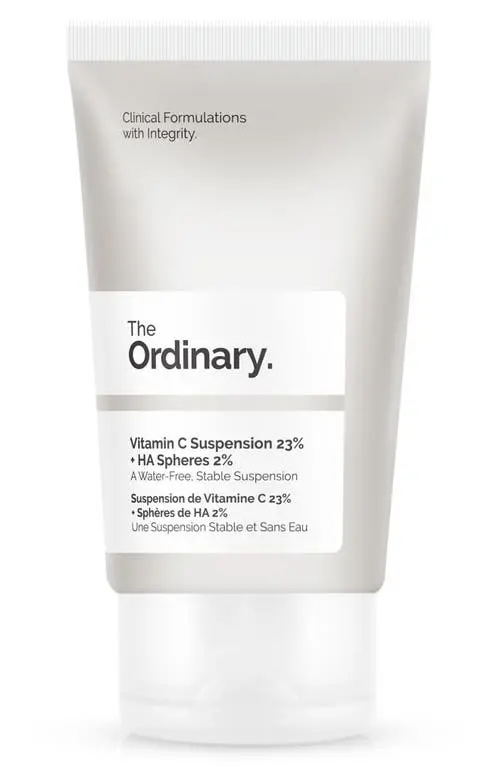 THE ORDINARY Vitamin C Suspension 23% + Ha Spheres 2% Serum With Pure L-ascorbic Acid - No Color