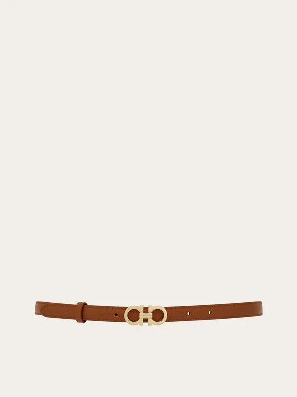 FERRAGAMO Gancini Reversible Belt - Beige