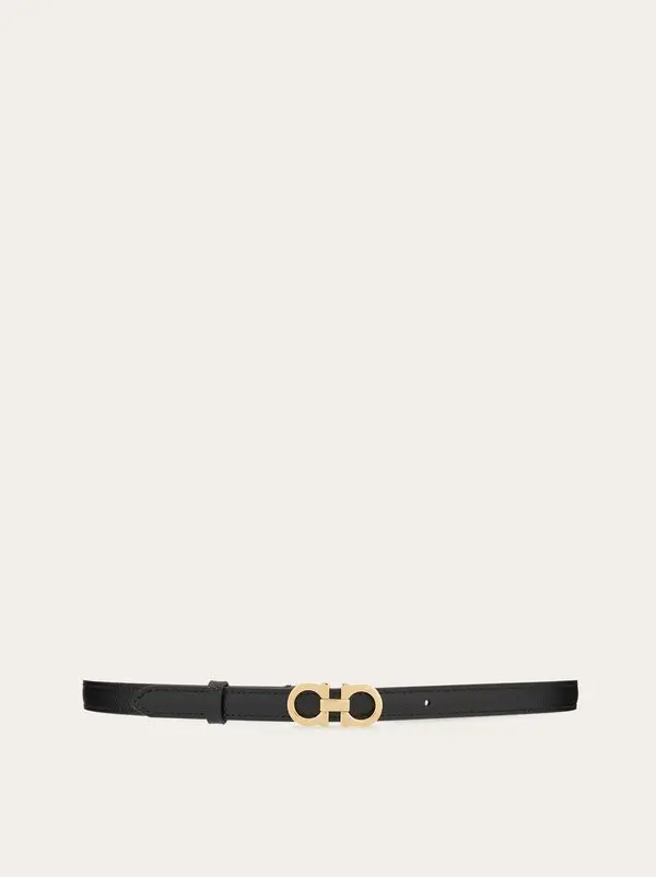 FERRAGAMO Sized Gancini Belt - Black