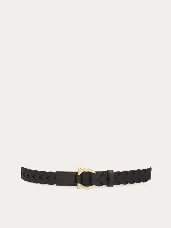 FERRAGAMO Sized Gancini Belt - Brown