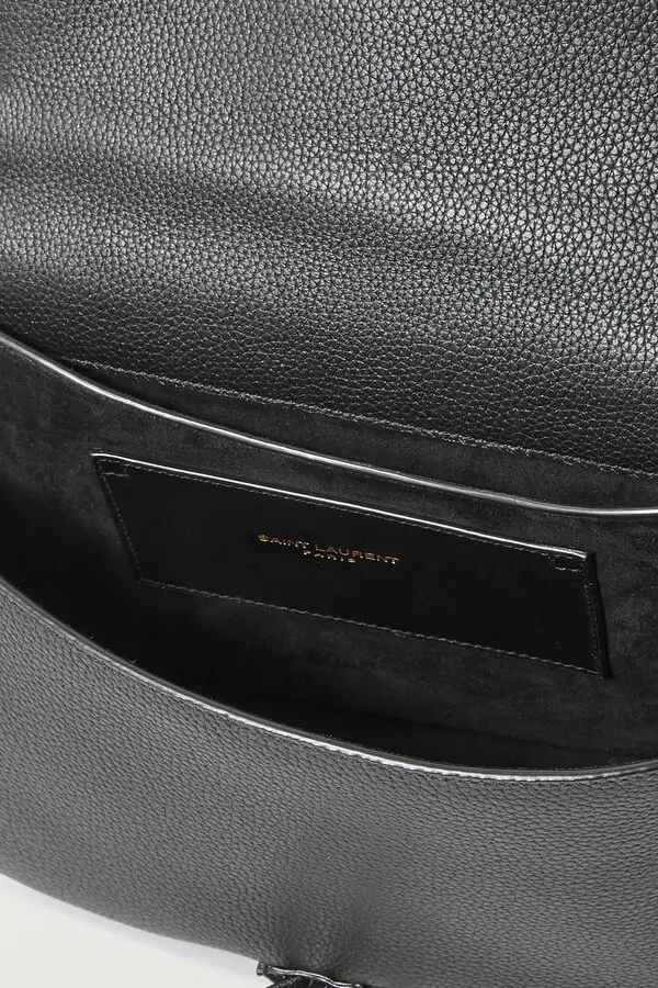 Saint Laurent Le Caban Textured-leather Shoulder Bag
