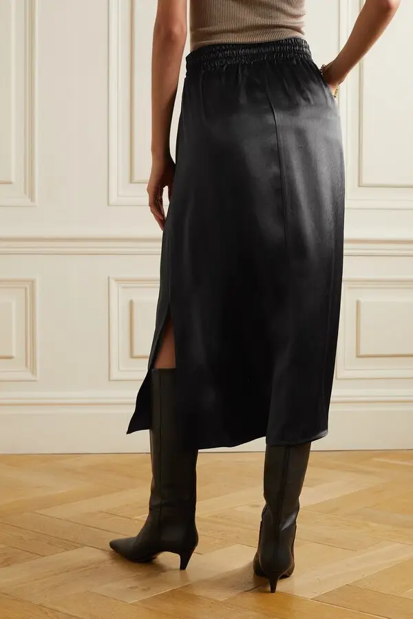 Max Mara Leisure Freda Satin Midi Skirt