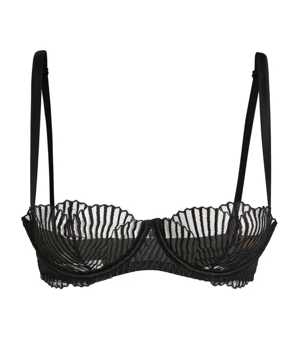 COCO DE MER Athena Balcony Bra - Black