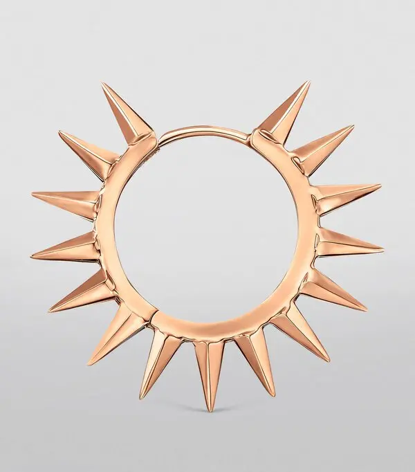MARIA TASH Metal Mohawk Hoop Earring - Rose Gold