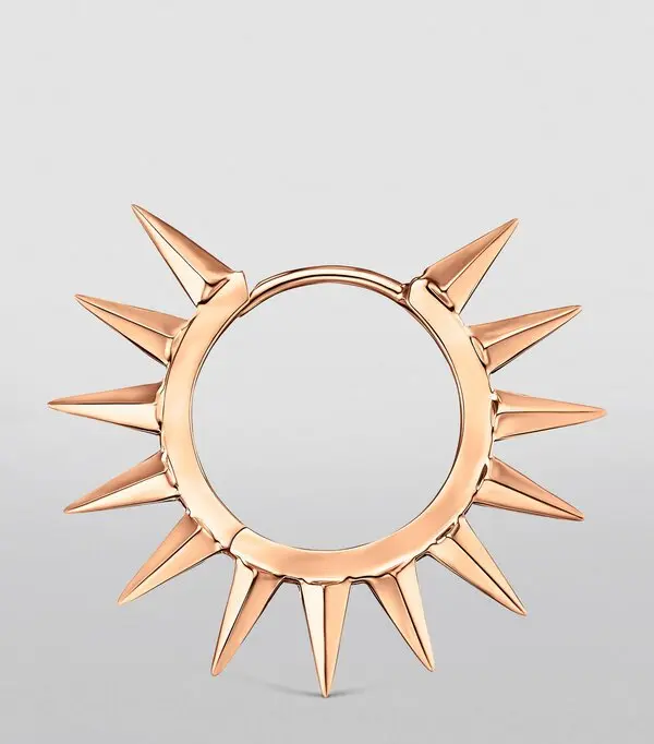 MARIA TASH Metal Mohawk Hoop Earring
