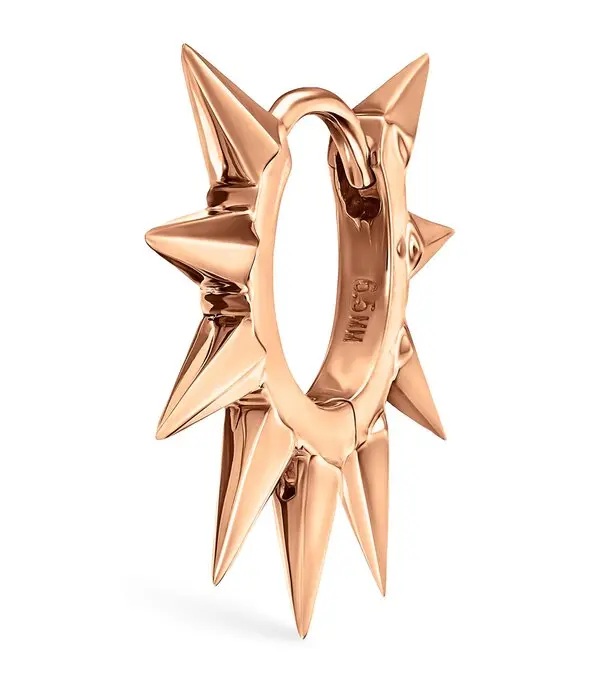 MARIA TASH Metal Mohawk Hoop Earring - Rose Gold
