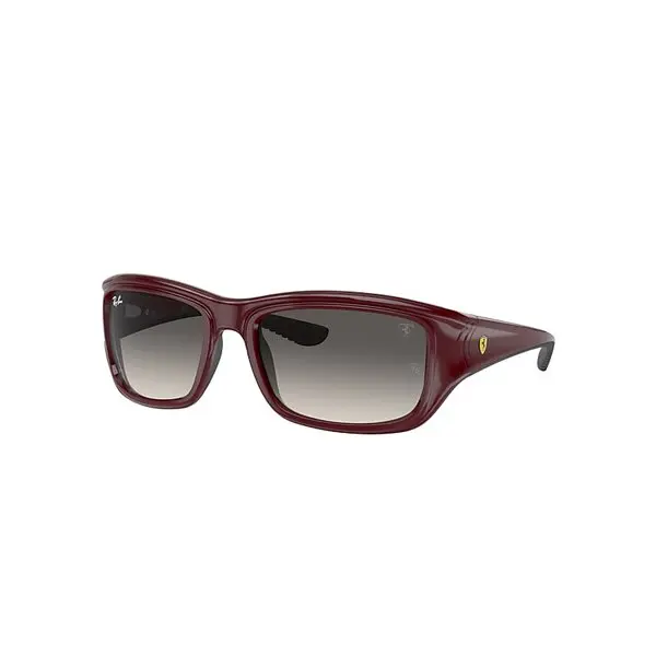 Ray-ban Scuderia Ferrari Collection Sunglasses - Dark Red On Black