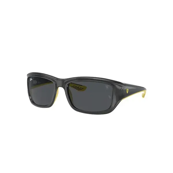 Ray-ban Scuderia Ferrari Collection Sunglasses - Grey On Yellow