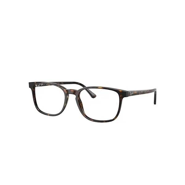 Ray-ban Optics Eyeglasses Frame With Clear Lenses - Havana