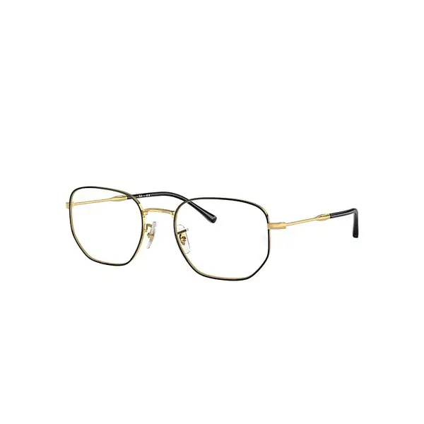 Ray-ban Optics Eyeglasses - Black On Gold