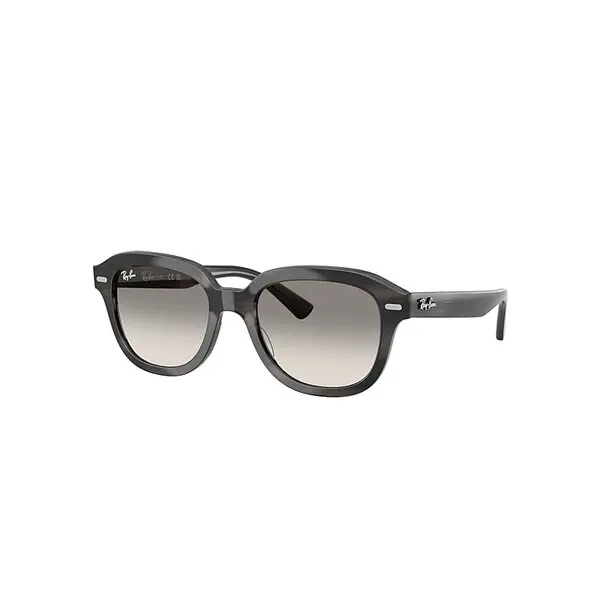 Ray-ban Sunglasses With Square Frame - Striped Grey