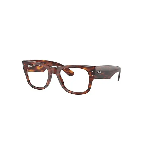 Ray-ban Mega Wayfarer Optics Eyeglasses - Striped Havana