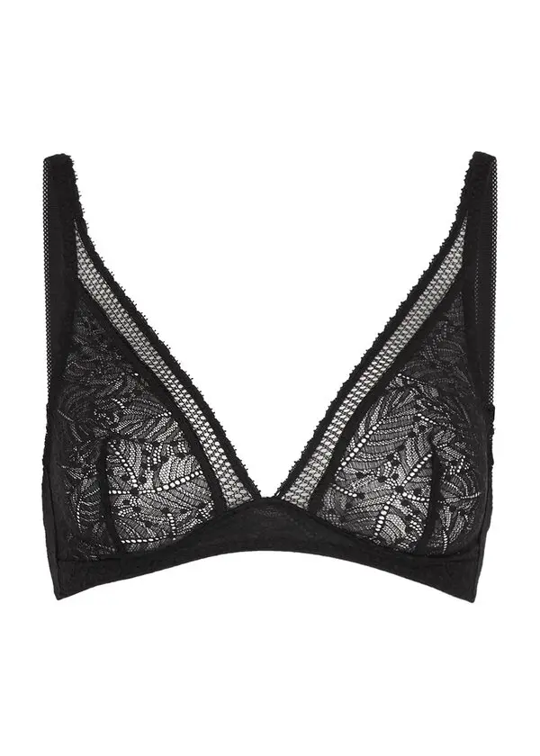 Simone Perele Comete Lace Soft-cup Bra - Black