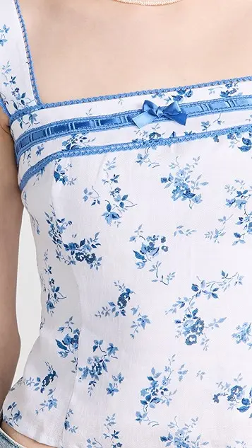 REFORMATION Eloise Linen Top