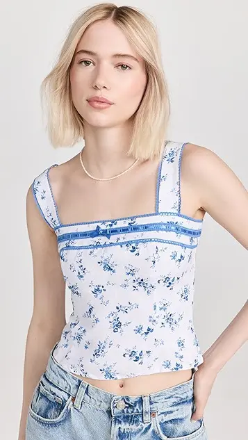 REFORMATION Eloise Linen Top