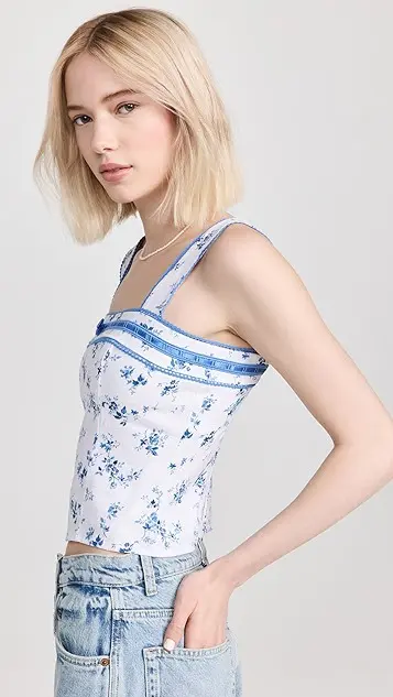 REFORMATION Eloise Linen Top