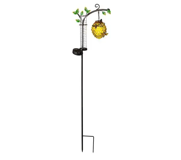 EVERGREEN 36' Beehive Solar Garden Stake With R In Gauge - One-color