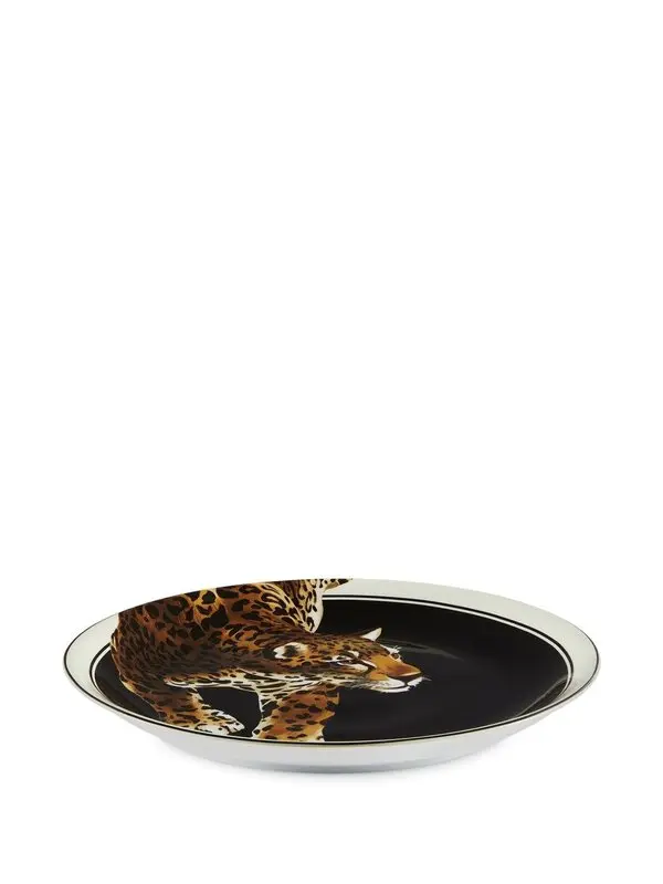 Dolce & Gabbana Leopard-print Porcelain Platter