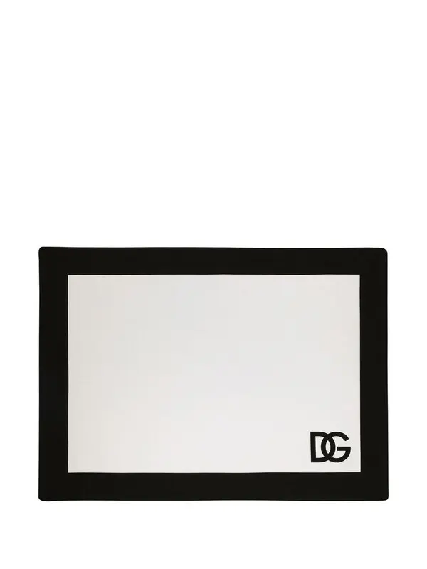 Dolce & Gabbana Logo-print Cotton Placemat And Napkin Set