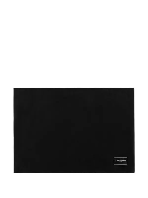 Dolce & Gabbana Logo-print Cotton Placemat And Napkin Set