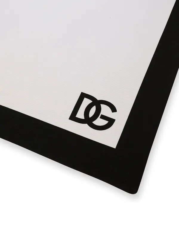 Dolce & Gabbana Logo-print Cotton Placemat And Napkin Set