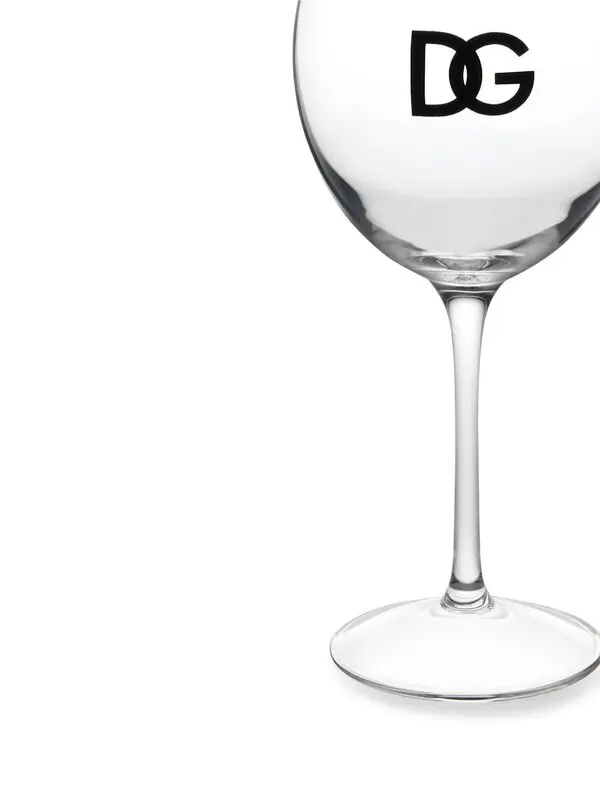 Dolce & Gabbana Logo-print Wine Glasses