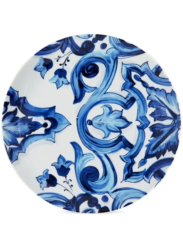 Dolce & Gabbana Porcelain Dinner Plates - Blue
