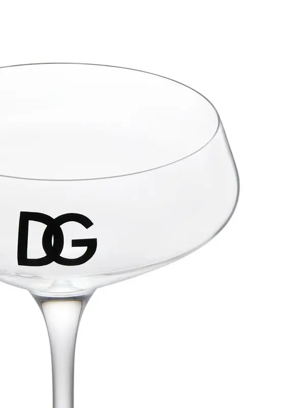 Dolce & Gabbana Logo-print Champagne Glasses